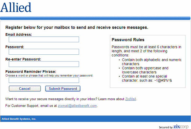 Allied Benefit Systems, Inc. Secure Email User Awareness Program