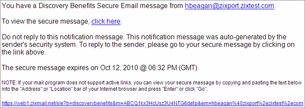 Discovery Benefits Secure Email User Awareness Program