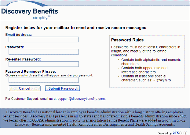 Discovery Benefits Secure Email User Awareness Program