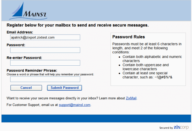 Mainsl Services Inc. Secure Email User Awareness Program