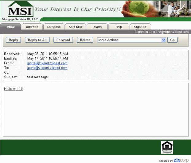 MSI Secure Email User Awareness Program