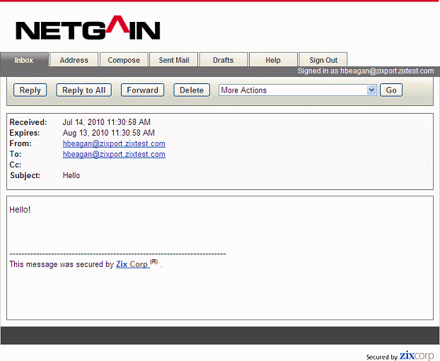 Netgain Technology Secure Email User Awareness Program